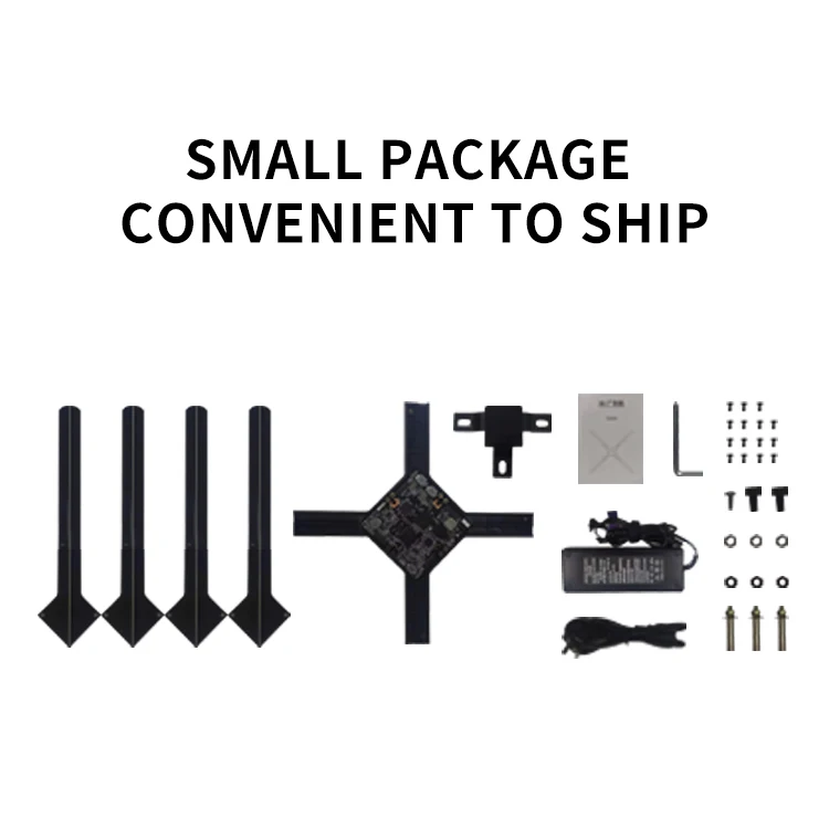 3d Led Fan 47cm With 8gb Card Holographic Hologram Advertising Led Fan ...