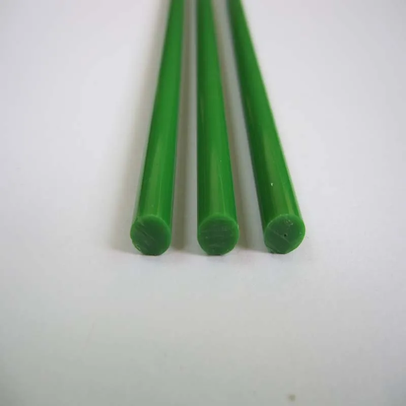 Pa Material Green Color Nylon Stick 2.5mm Rounded Shape Customized Size ...