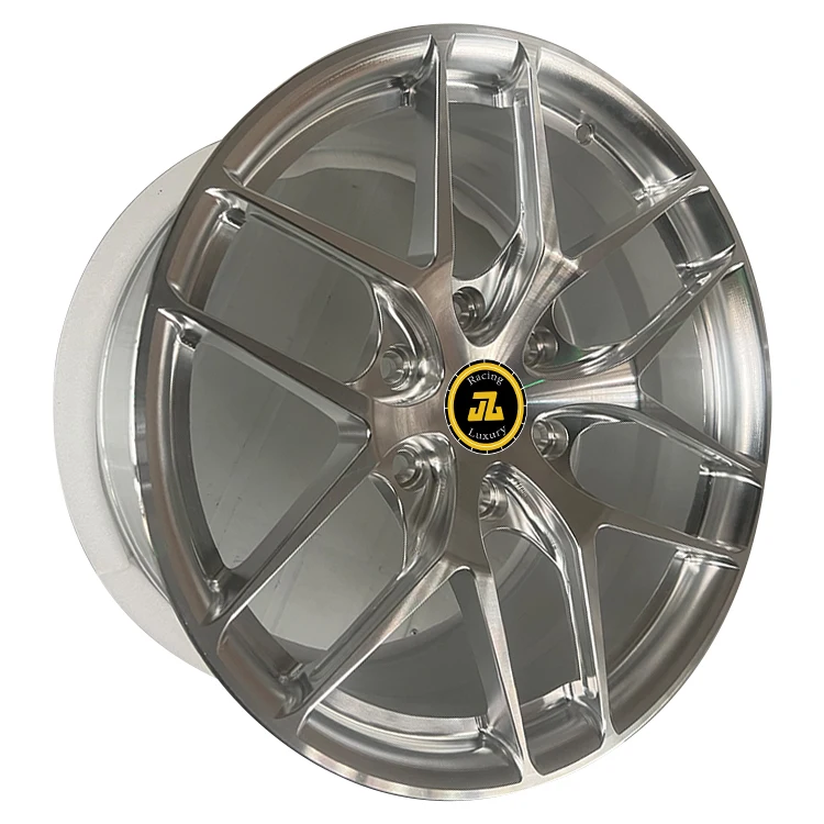 JZ Chrome Polish Brush Wheels Custom Forged Luxury 17-24 Inch