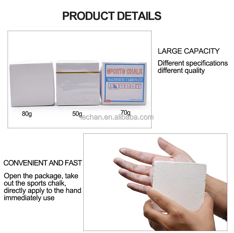 Magnesium Carbonate Block Climbing Gymnastics Chalk Anti-skid Sport Gym ...