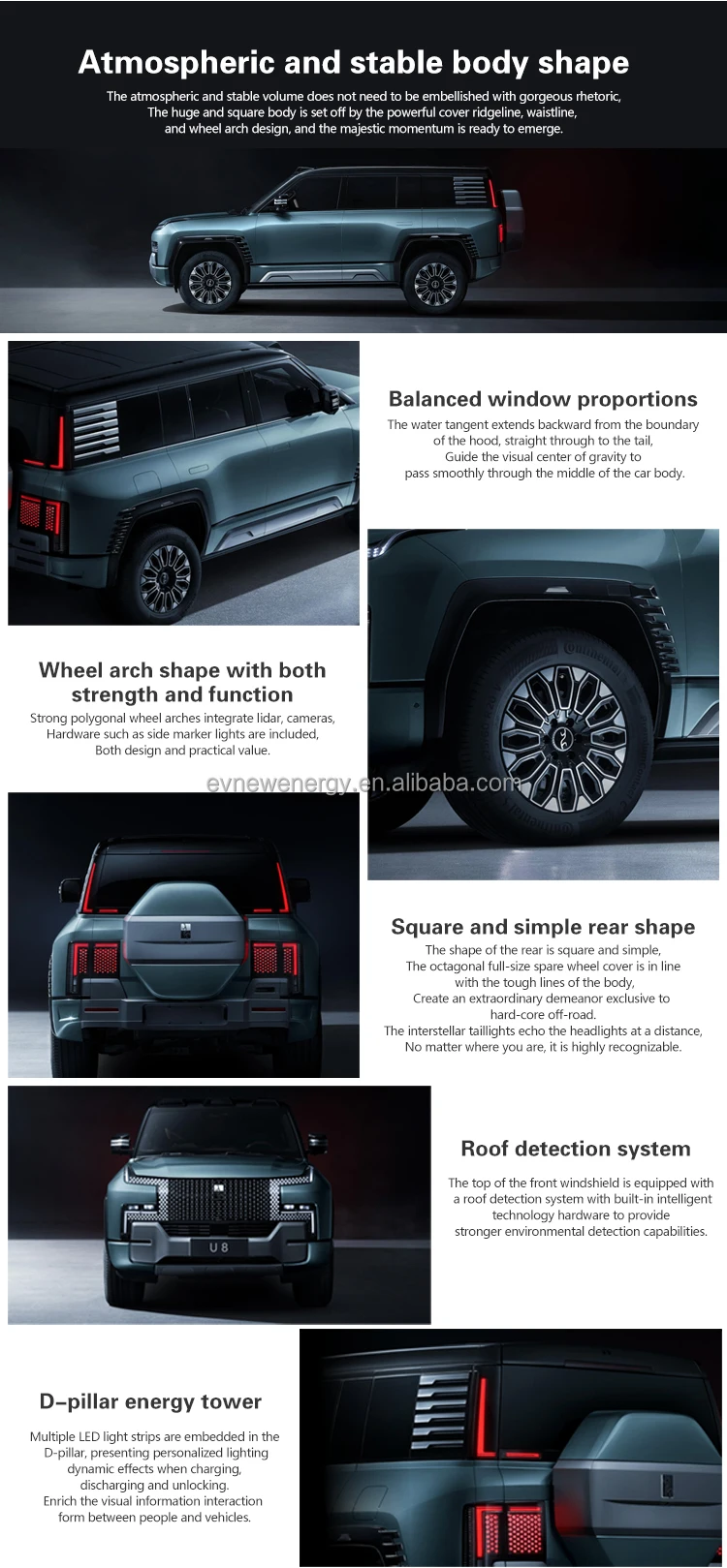 BYD Yangwang U8 - Electric off-Road Jeep with 4x4 Drive