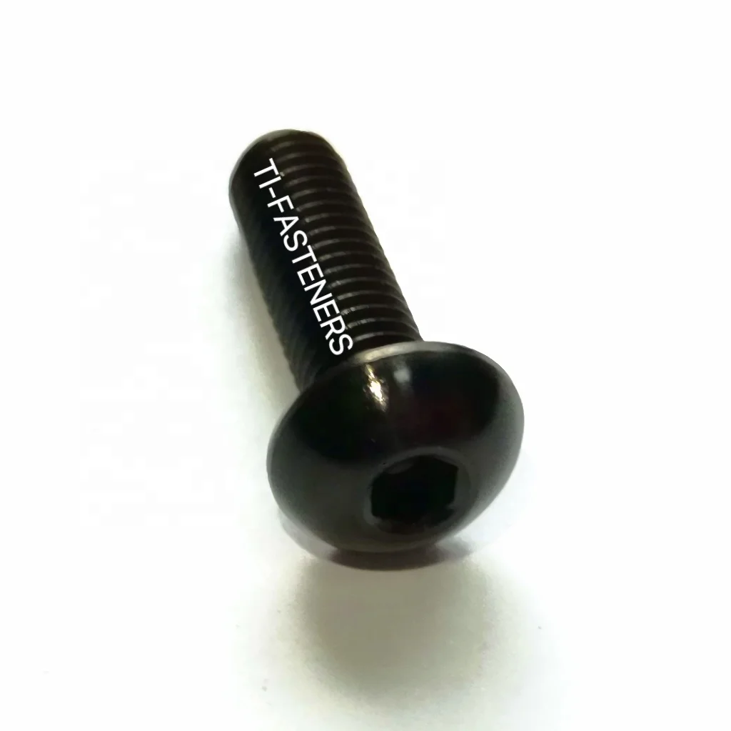 Grade5 Titanium Button Head Socket Cap Screw ISO 7380 M5 M6 M8 M10 M12 ...