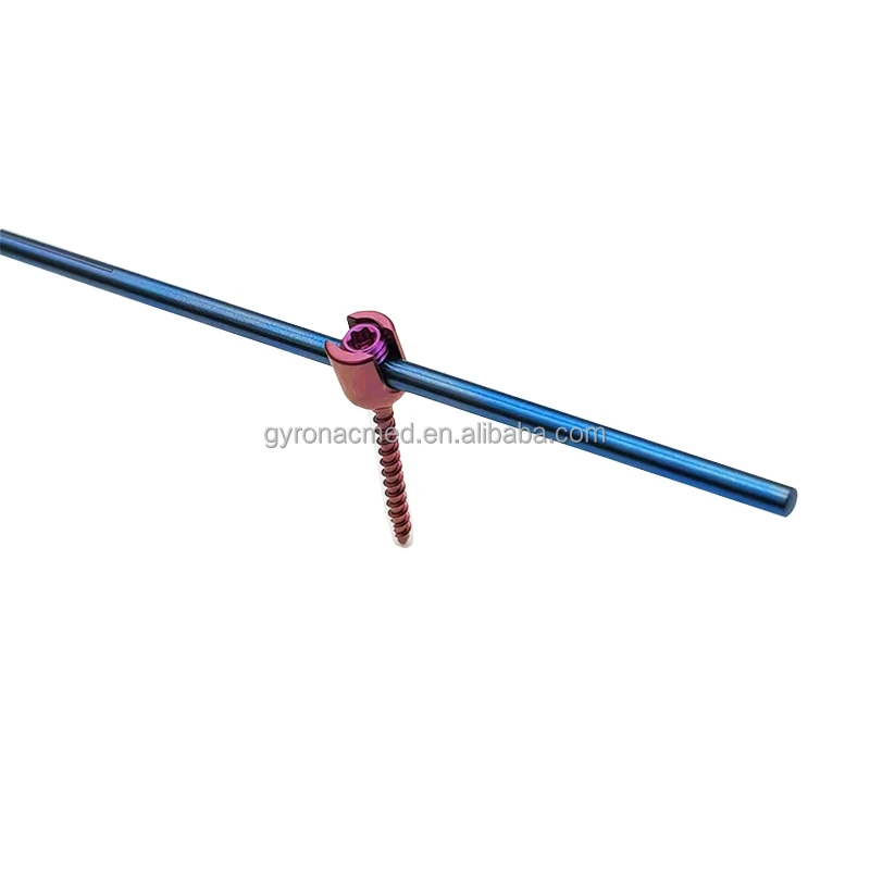 Veterinary Orthopedic Implant Spinal Titanium Pedicle Screws For Pet ...