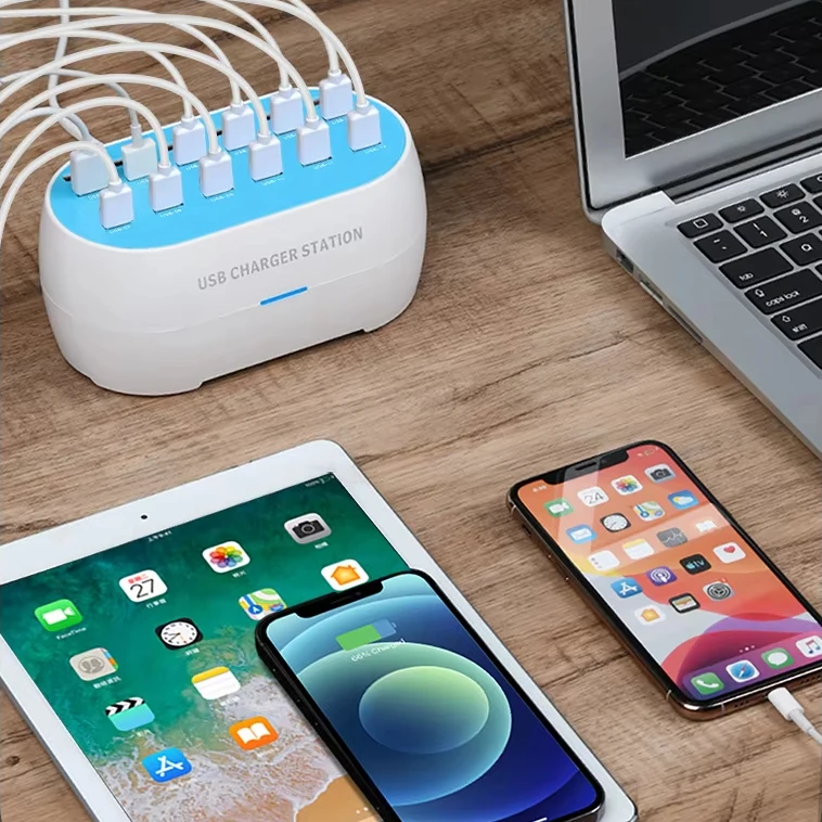 Intelligent multi port USB mobile phone charger with 30 ports for high ...