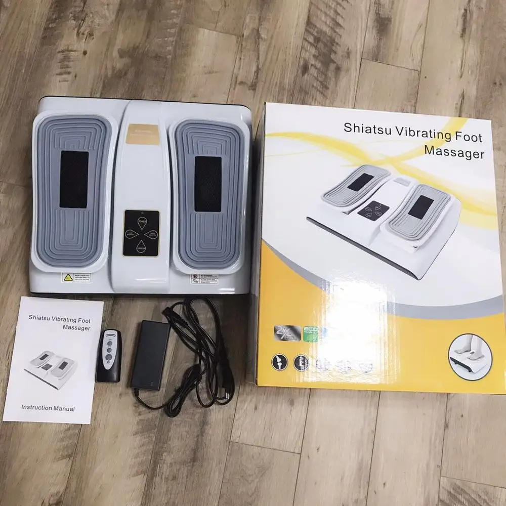 Vibrating Foot Massager Machine Blood Circulation Happy Legs Seated ...