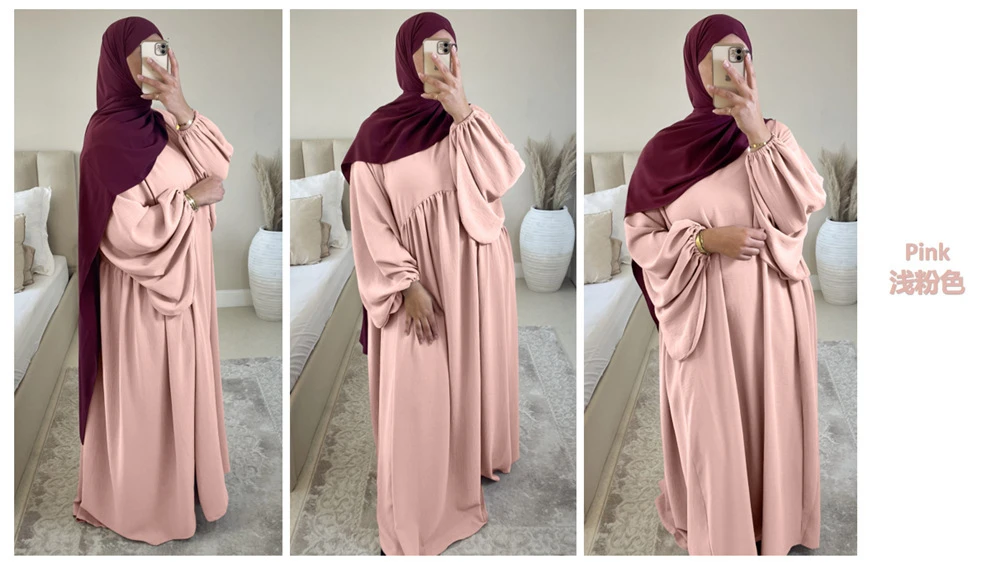 2024 Islamic Muslim Kimono Prayer Abaya Muslim Abaya Middle East ...