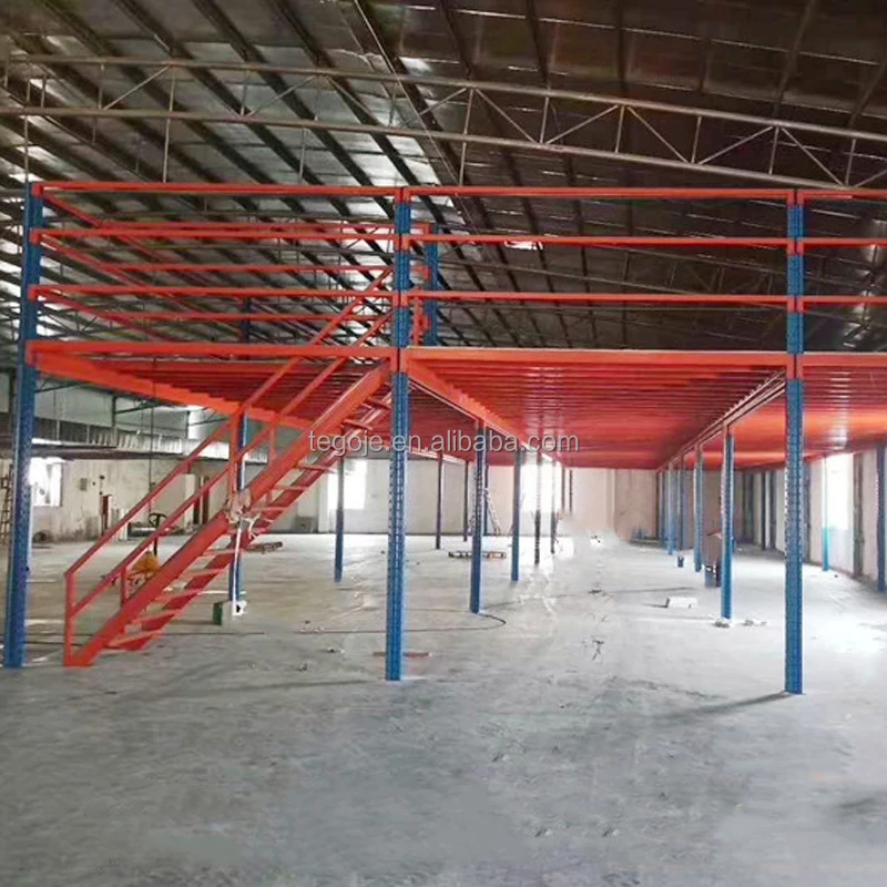 Heavy Duty Steel Mezzanine Rack Pallet Racking Warehouse Storage Heavy ...