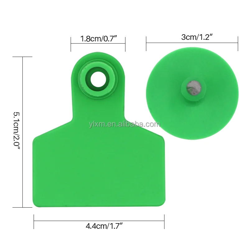 Animal Identification Blank Number Plastic Swine Pig Ear Tag Tpu ...