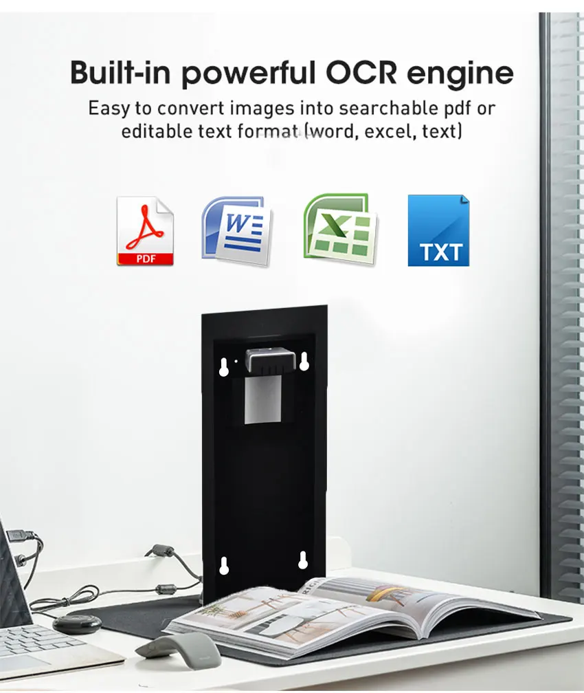 High Resolution Multi Languages High Speed Portable Document Camera ...