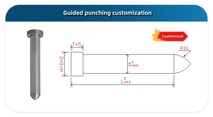 Mold Ejector Pin Flat Ejector Pins Punch Pins Mold Parts Stamping ...