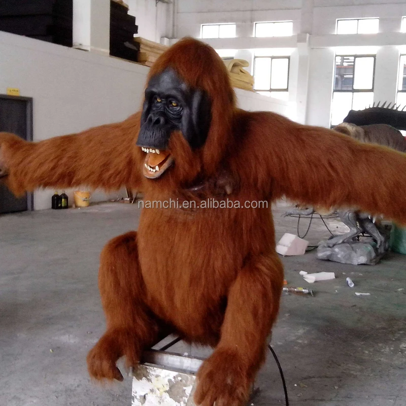 King Kongs Realistic Movable Animal Move Decoration Animals Sculpture ...