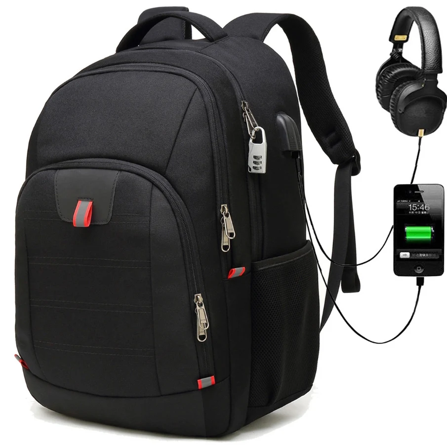 Custom Daily School Extra Large Book Back Bag Oxford Waterproof Multi ...