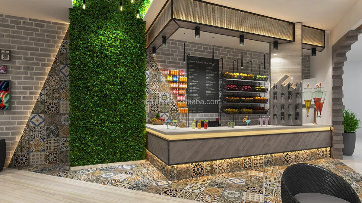 Wooden Bakery Shop Display Counter Coffee Shop Bar Counter Fast Food ...