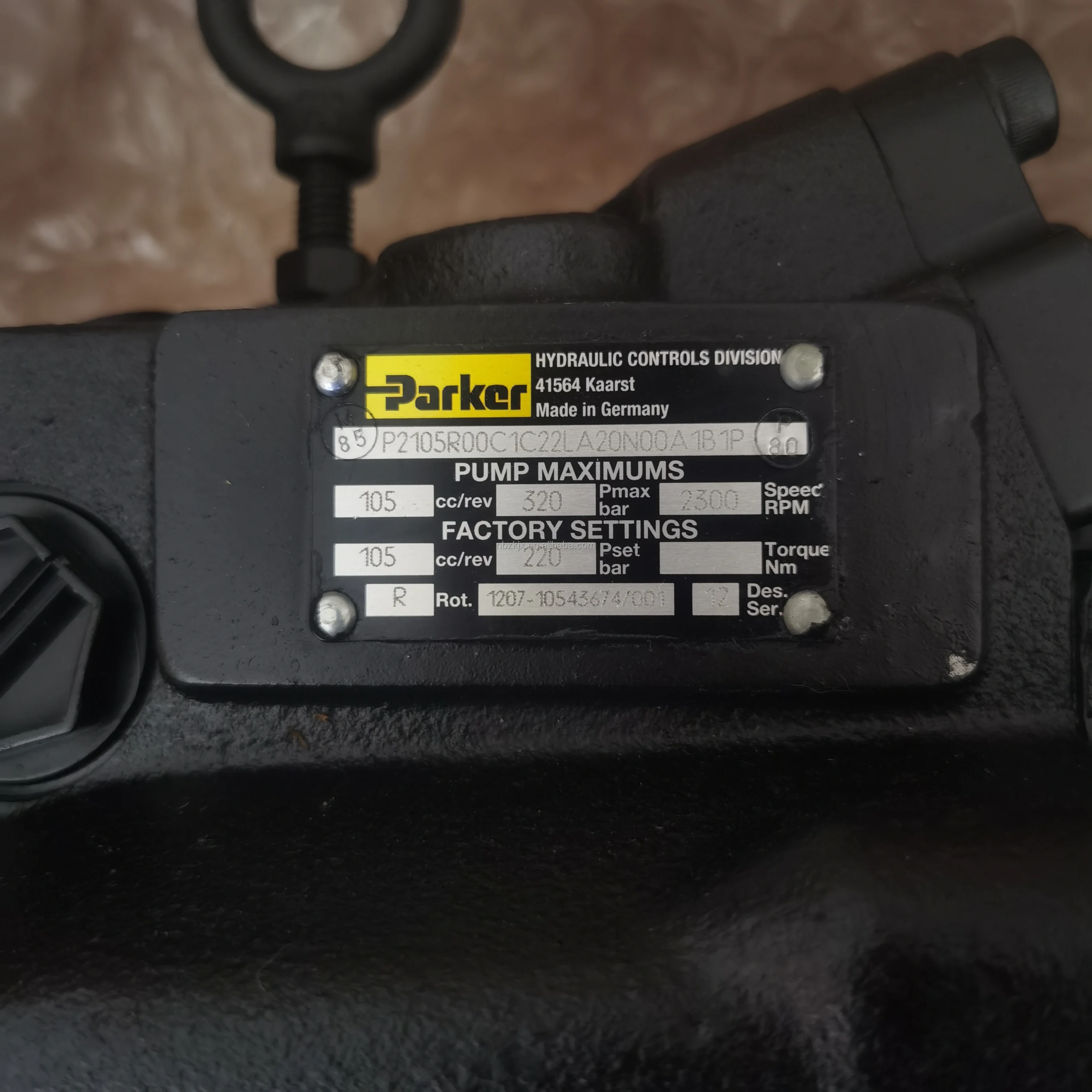 Hydraulic Pump 105cc 6022.037 - Duplex Pump Set B220301000262