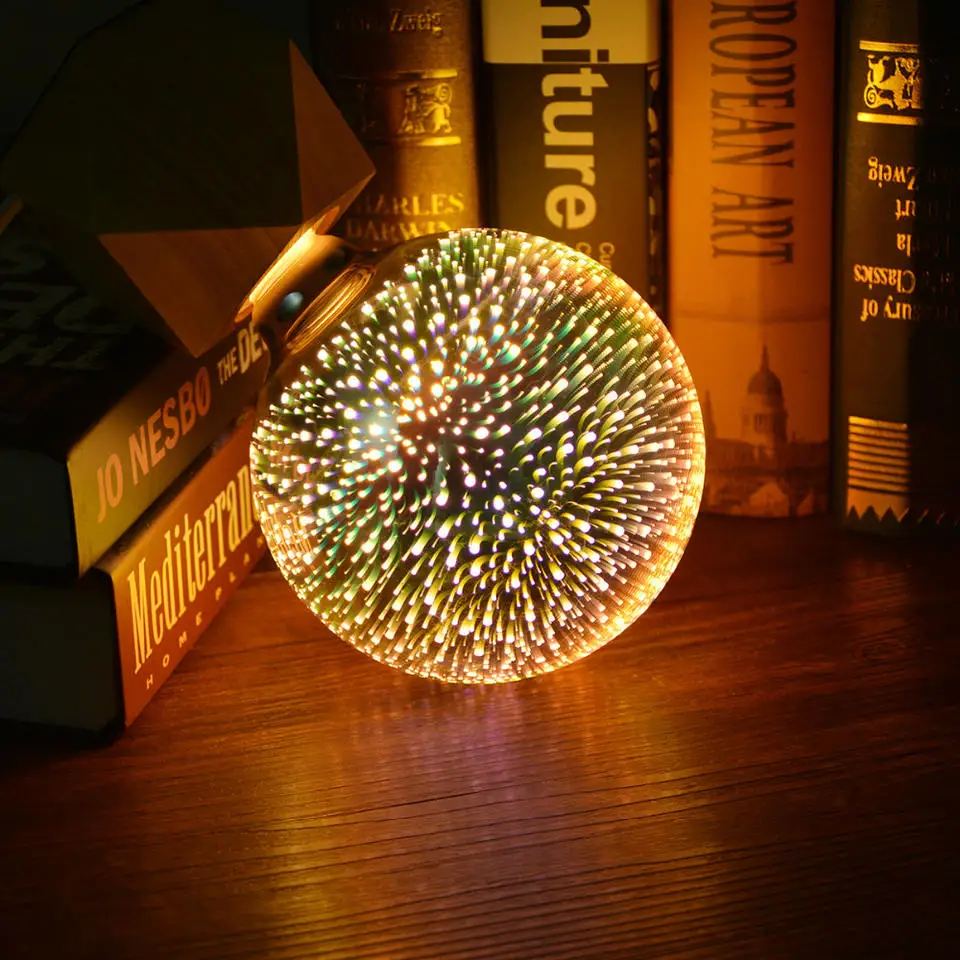 Boyid Party 3d Star Led Filament Edison Bulb Led Filament Bulb Clear ...