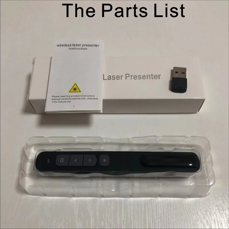 Hot Sale 2.4ghz Wireless Presentation Clicker With Green Laser Pointer ...