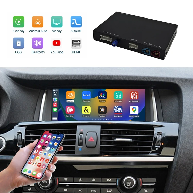 Wireless Apple Carplay Android Auto Interface Nbt Carplay Box For Bmw ...