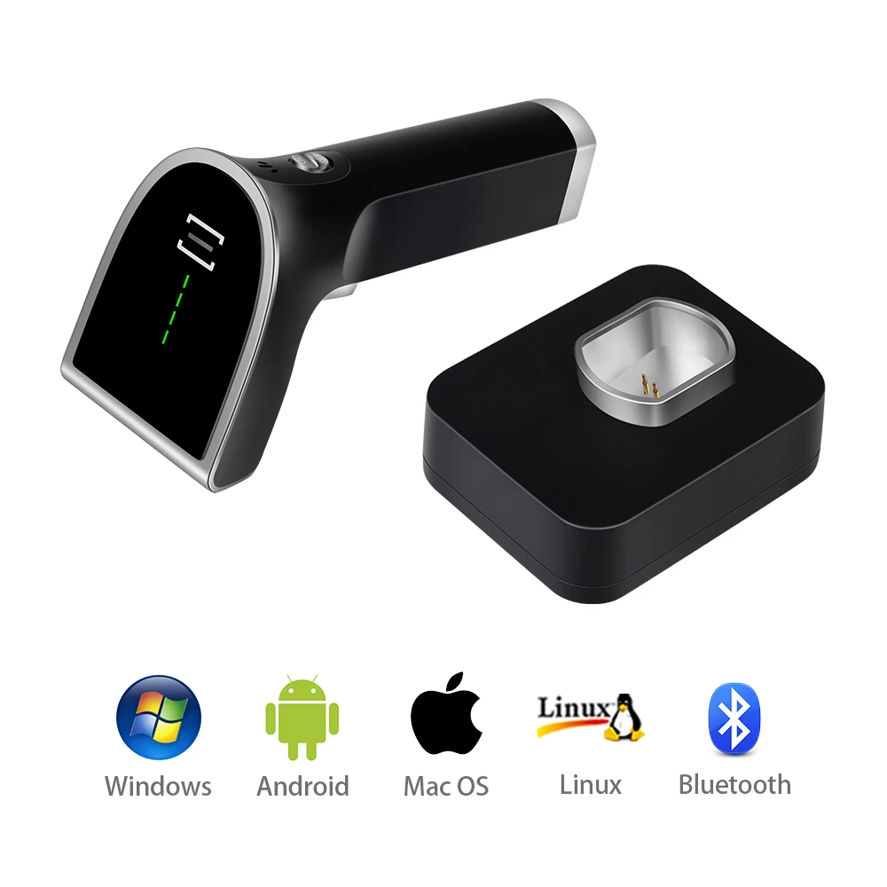 Cmos Qr Code Reader Bar Support 1d 2d Codes 2d 2.4g Wireless Barcode ...