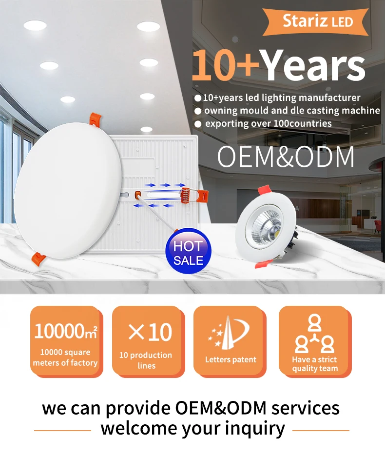 New LED Panel Lights Indoor Lighting 10W 18W 24W 36W Round LED Panel ...