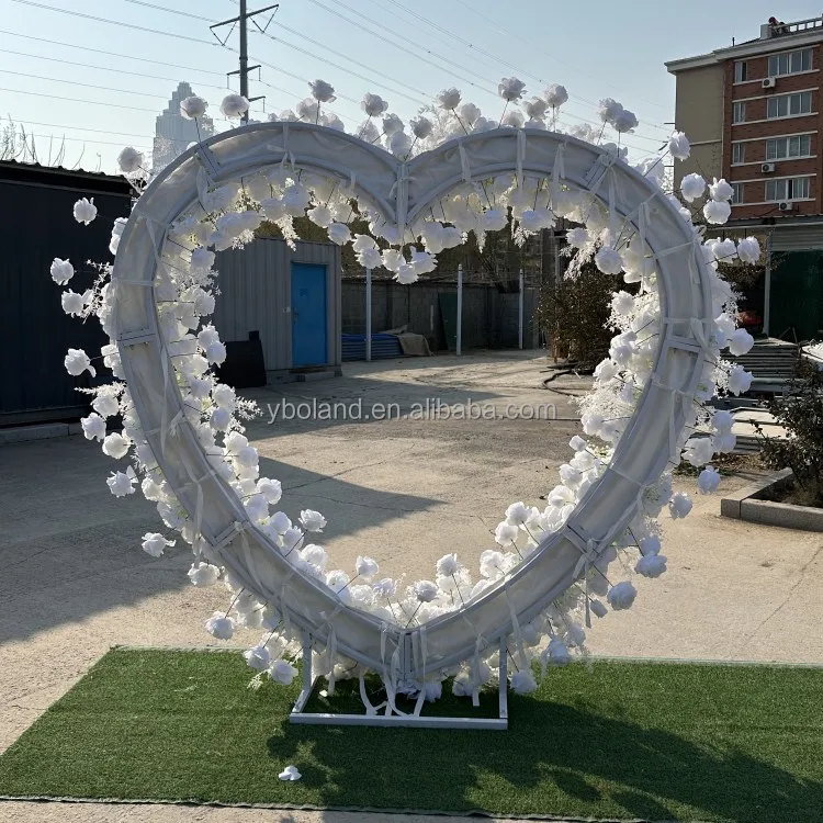 S781 Luxury Wedding Marry Me Backdrop Arch Flower Wall Arrangement ...