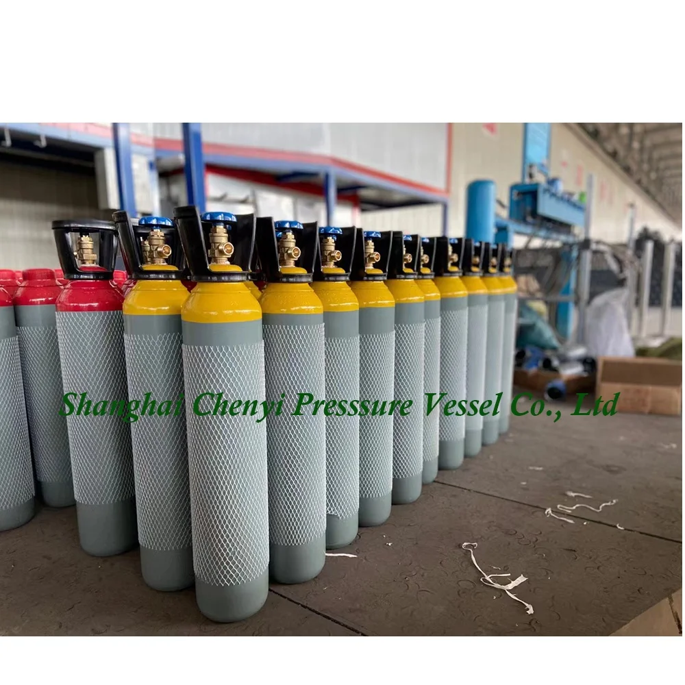 Empty 47L Hydrogen Gas Cylinder Sizes for Industrial Use