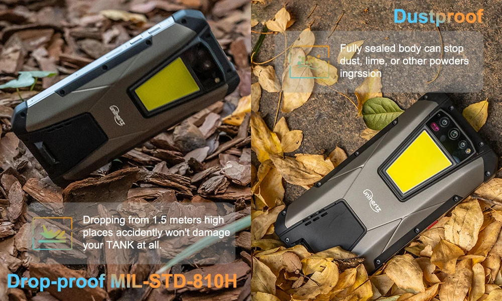 Unihertz TANK Rugged Night Vision Smartphone, Cell Phone, 22000 MAh, 8GB, 256GB, 108M Camera ...