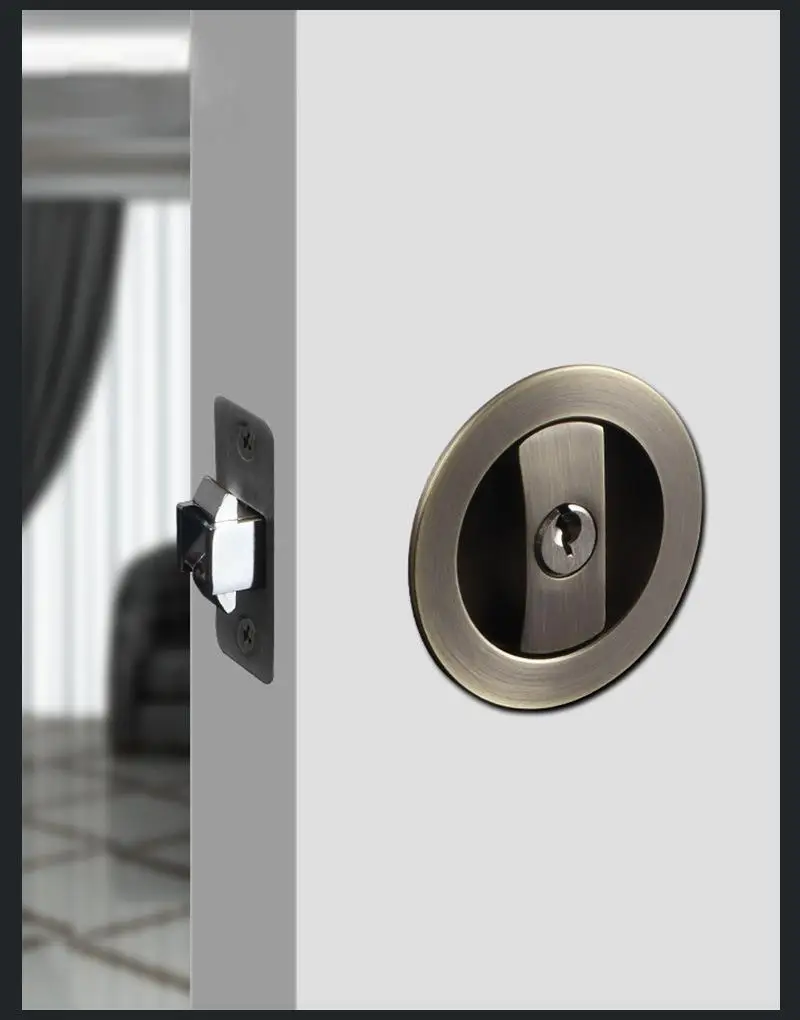 Stainless Steel Sliding Door Lock Screw Concealed square Cavity Slider ...