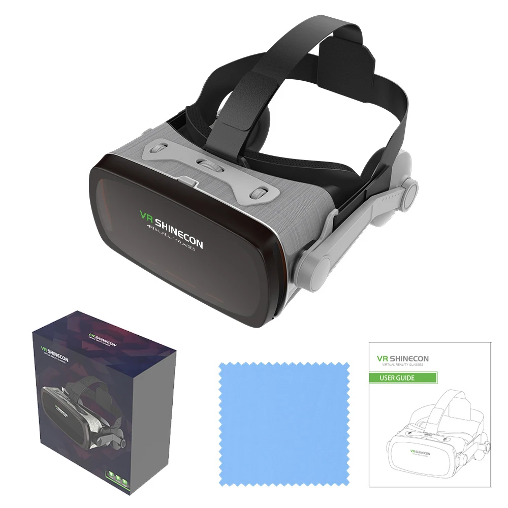 Virtual Reality Smart Glasses Vr Glasses Helmet With Headset Wireless ...