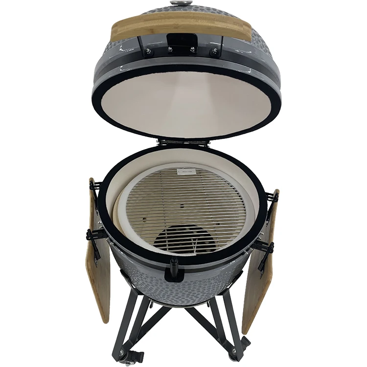 Modern 13 Inch Kamado BBQ Grill Stainless Steel 304 Porcelain ...