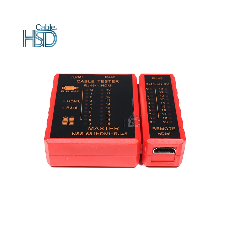 HD Cable Network Cable Tester POE Anti-Burning Detector 681 RJ45 ...