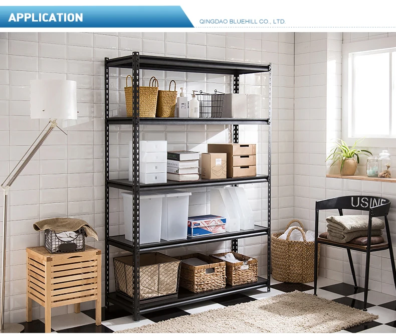 Heavy-duty 5-tier Steel Shelving Unit Boltless Warehouse And Garage ...