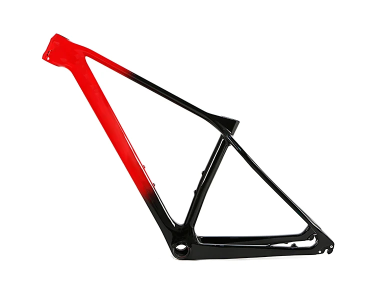 Mountain Bike Carbon Fiber Bicycle Frame 15 / 17 / 19 / 21 Inch 27.5 ...