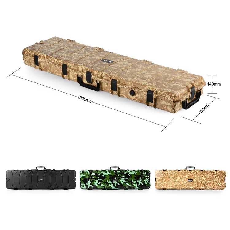 GLARY Tan Tactical Gun Case - IP67 Waterproof Protection