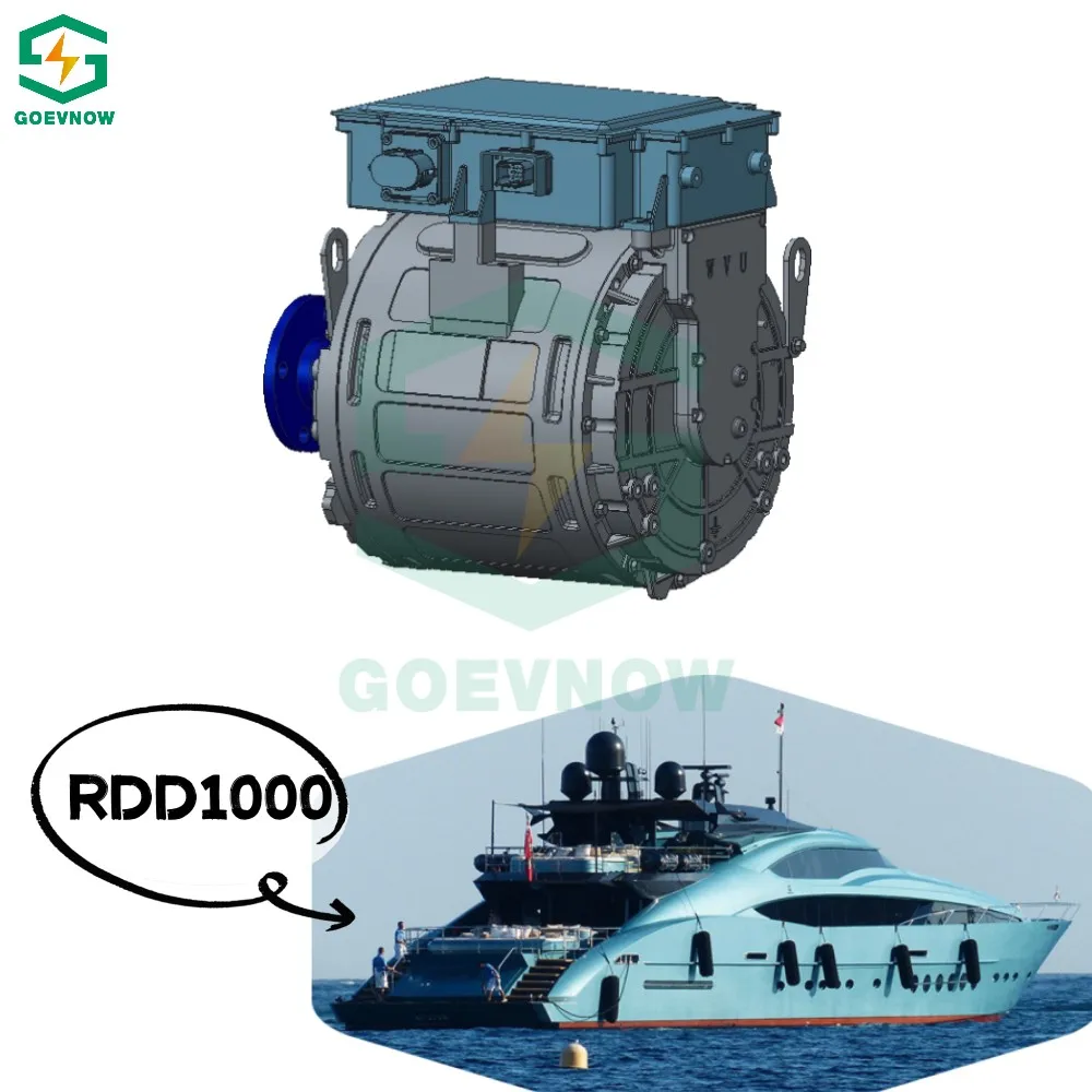 High speed electric boat motor for battery catamaran RDD1000 waterproof ...