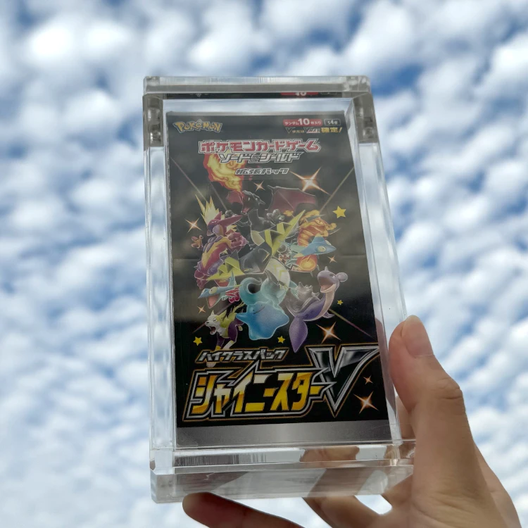 Tcg Custom Clear Acrylic Japanese Small Size Booster Box With Strong ...