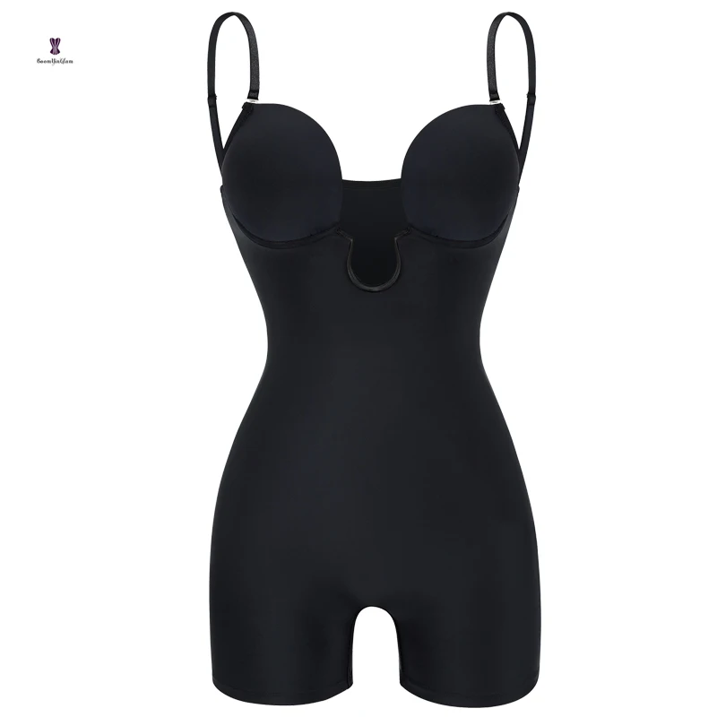 New Seamless Sculpt Low Back Mid Thigh Cupped Bodysuit Breathable ...