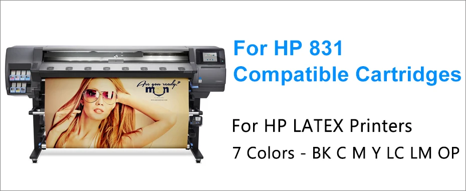 Supercolor HP831 Compatible Latex Ink Cartridge for 310, 330, 360 Printers