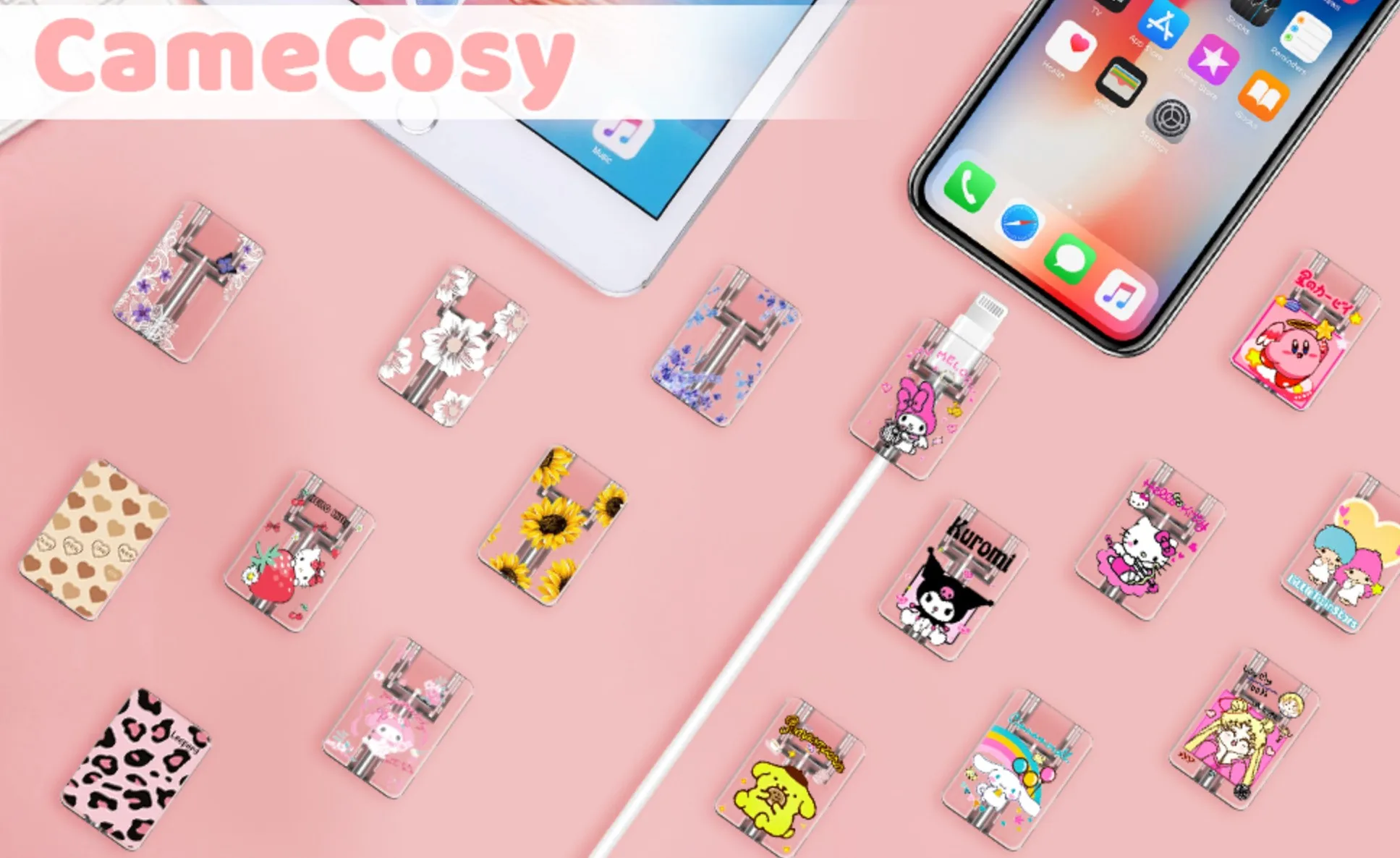 Cute Cartoon Cable Protector For Iphone Charger,Kawaii Anime Bunny ...