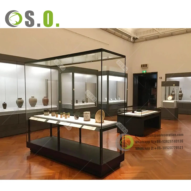 Customized Display Showcase for Museum Exhibition