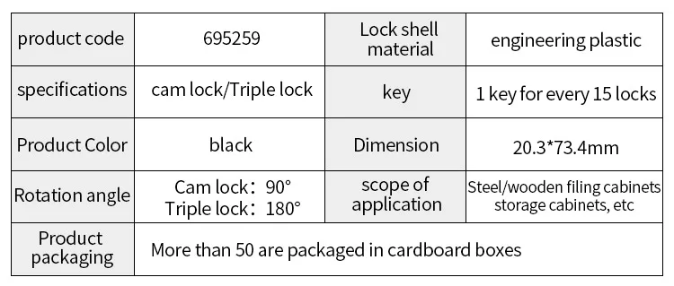 Factory Direct Durable 4-Dial Mechanical Lock Drawer Cabinets Universal ...
