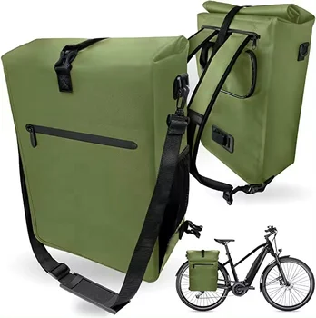 Backpack With Removable Bicycle For Pannier Rack 100% Waterproof And ...