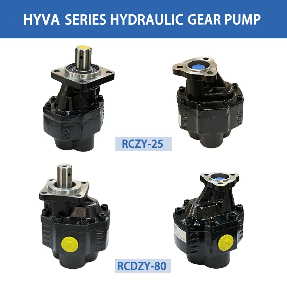 HYVA Series Fixed Displacement Heavy Duty Cast Iron Pump, High Pressure ...