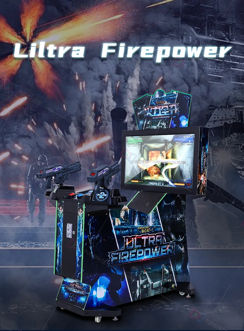 Interactive Arcade - 2 Player Gun Shooting Game Machine