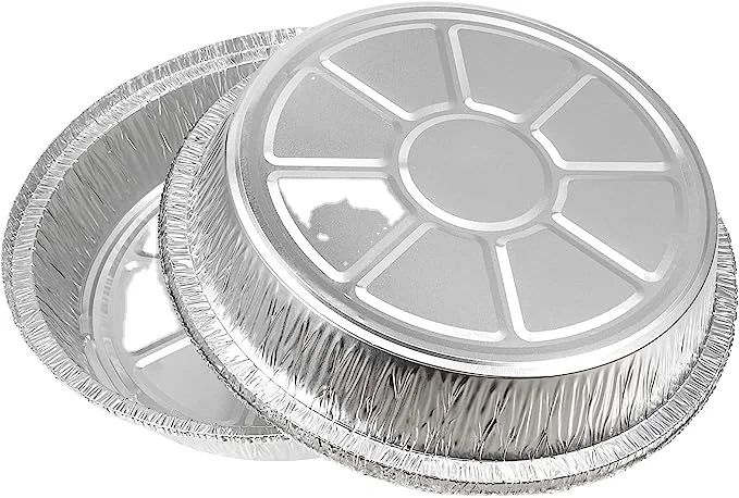 720ml Factory Direct Price Biodegradable 7 Inches Round Silver Foil ...