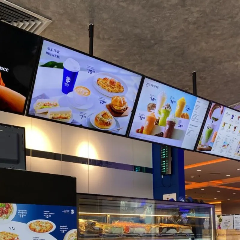 KFC Fast Food Cafe Menu Board Display Illuminated Led Menu Backlit ...