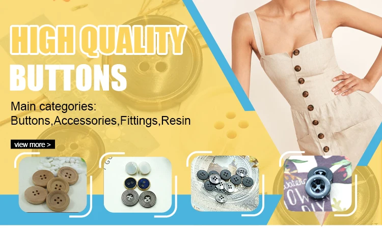 Superior Quality Round Edge White Buttons Diy Fashion 4 Holes Buttons ...