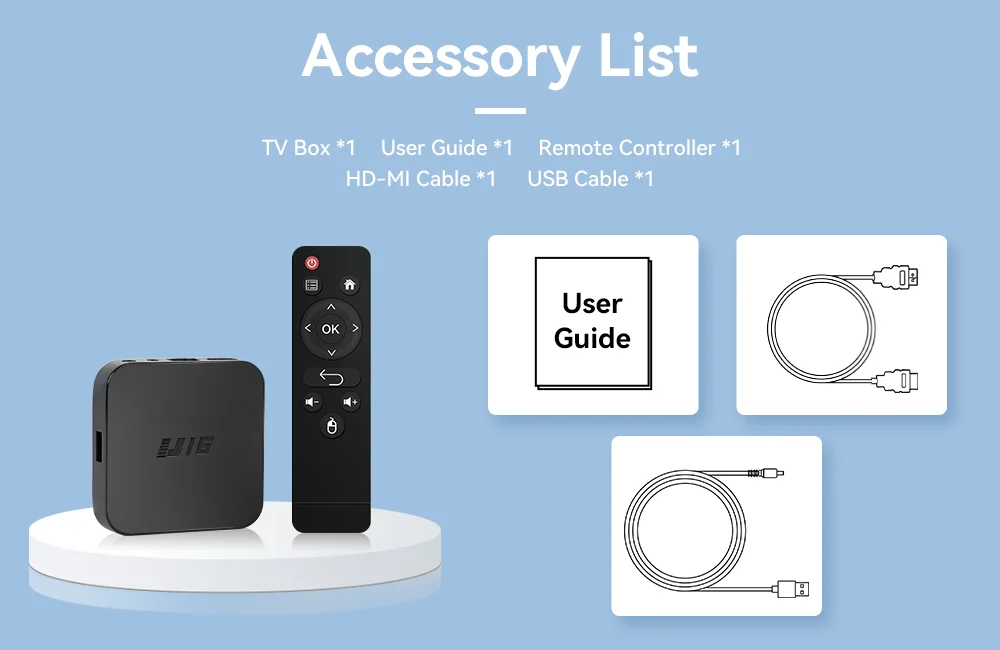 2025 New Cheapest Android Box 4K Allwinner H313 OTT Smart TV Box