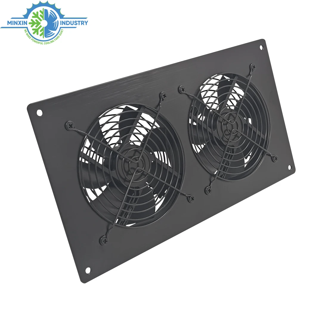 DC Fan Motor 12V Twin Fan 120mm - Efficient Cooling Solutions