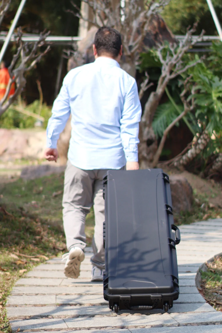 Outdoors Rolling Gun Case with Wheels - AK92 Long Waterproof