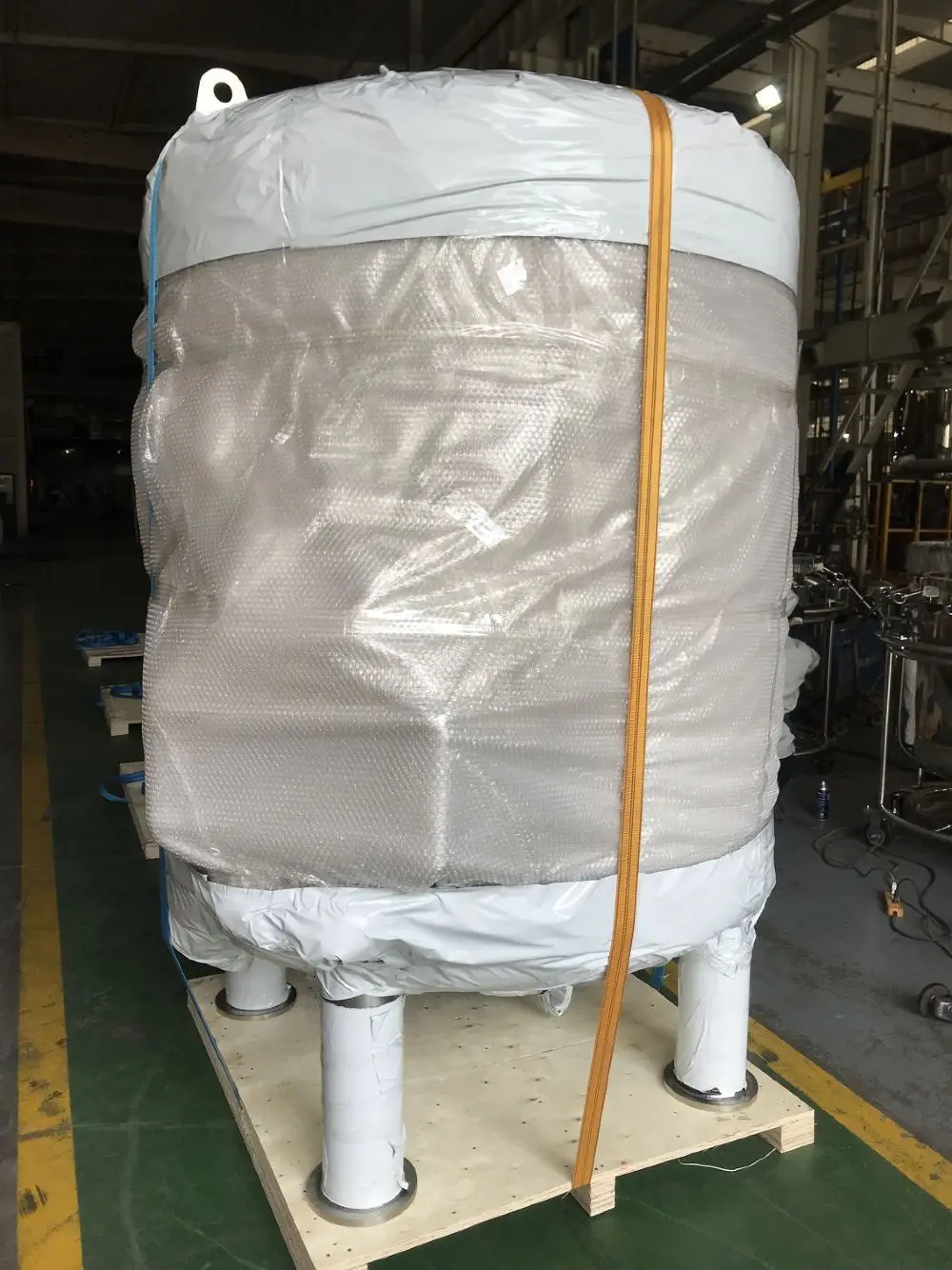Stainless Steel Hygienic Milk Cooling Jacket Tank With Agitator Mixing ...